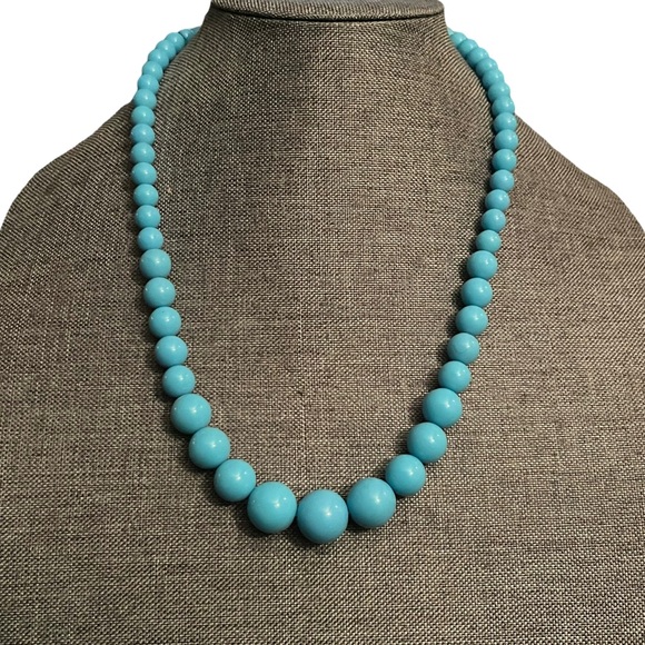 Vintage | Jewelry | Vintage Baby Blue Bead Necklace | Poshmark